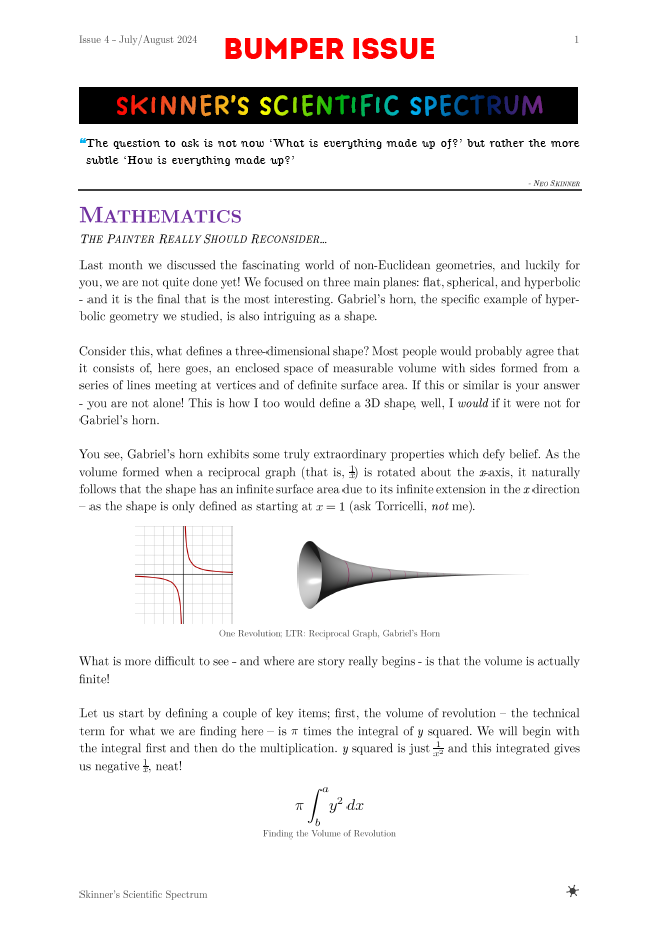 Skinner's Scientific Spectrum